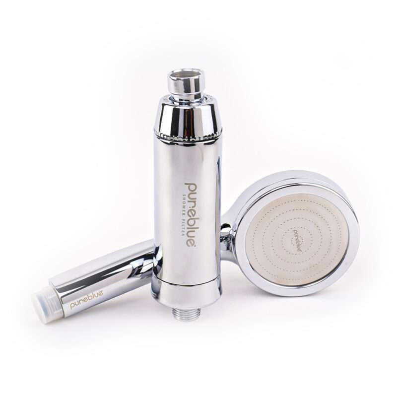 Perfect Shower Pack: Shower Filter and Shower Head | H2O Pure Blue