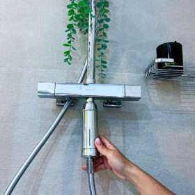 Pure Blue Shower Filter | Chlorine Filter - Reducing 98% | H2O Pure Blue